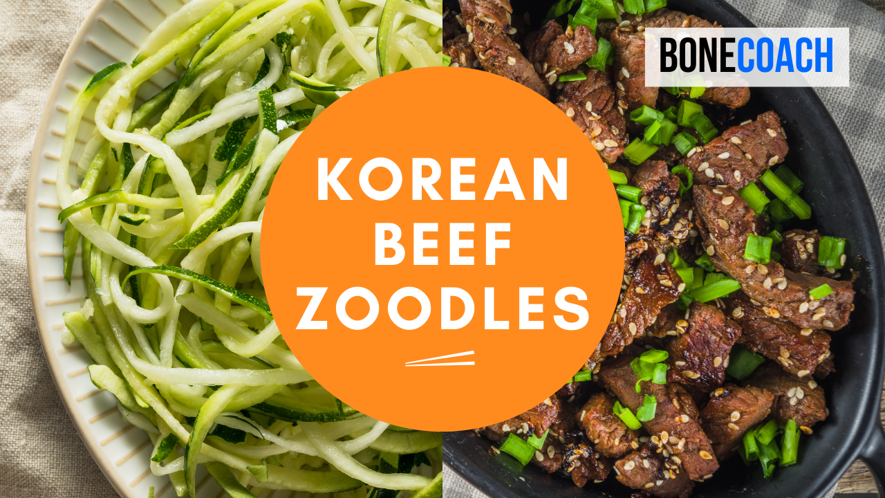 Korean Beef Zoodles | Gluten-Free, Dairy-Free | BoneCoach™ Recipes ...