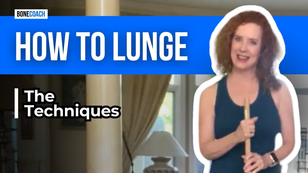 How To Lunge: The Techniques – Bone Coach™ | Stronger Bones Solution ...