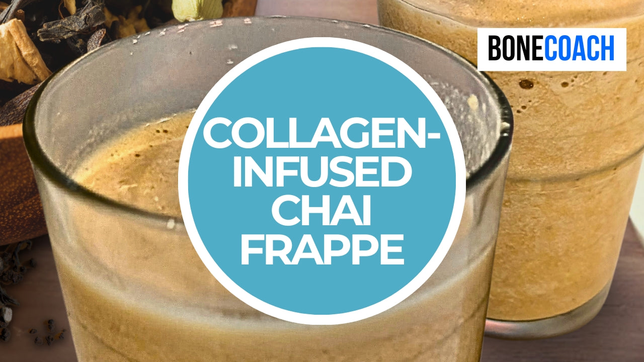 Collagen-Infused Chai Frappe | Gluten-Free, Dairy Free | BoneCoach™ Re ...