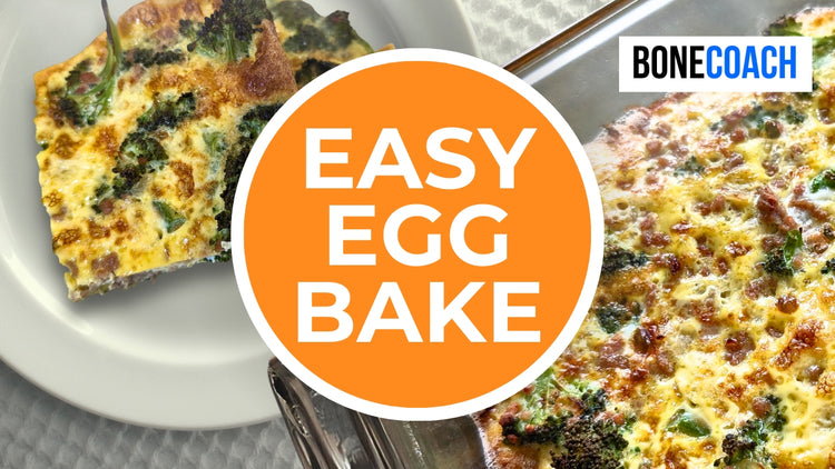 Easy Egg Bake | Gluten-Free, Dairy-Free | BoneCoach™ Recipes – Bone Coach™ | Stronger Bones ...
