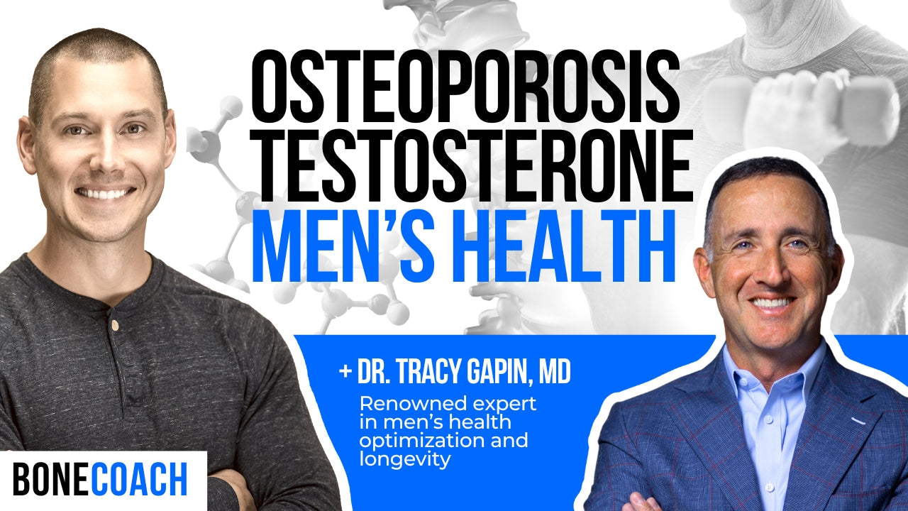 OSTEOPOROSIS IN MEN. Testosterone In Bone Health & Longevity w/ Dr. Tr ...