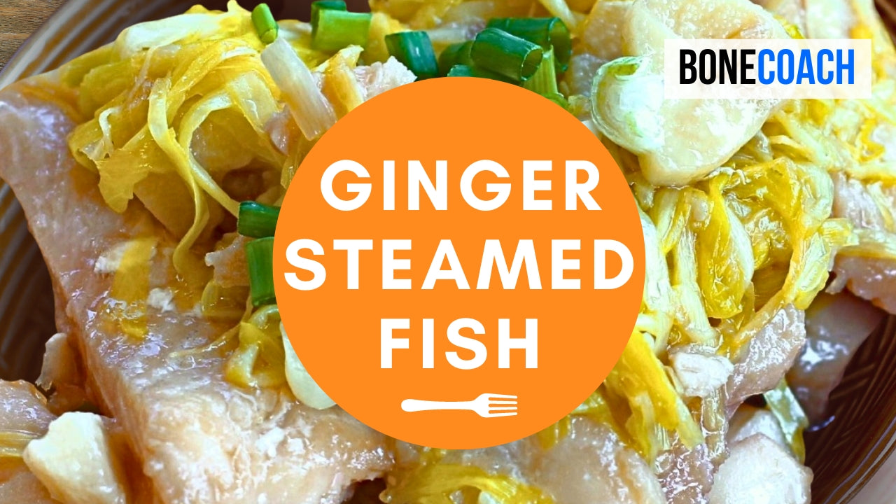 Ginger Steamed Fish | Gluten-Free, Dairy-Free | BoneCoach™ Recipes ...