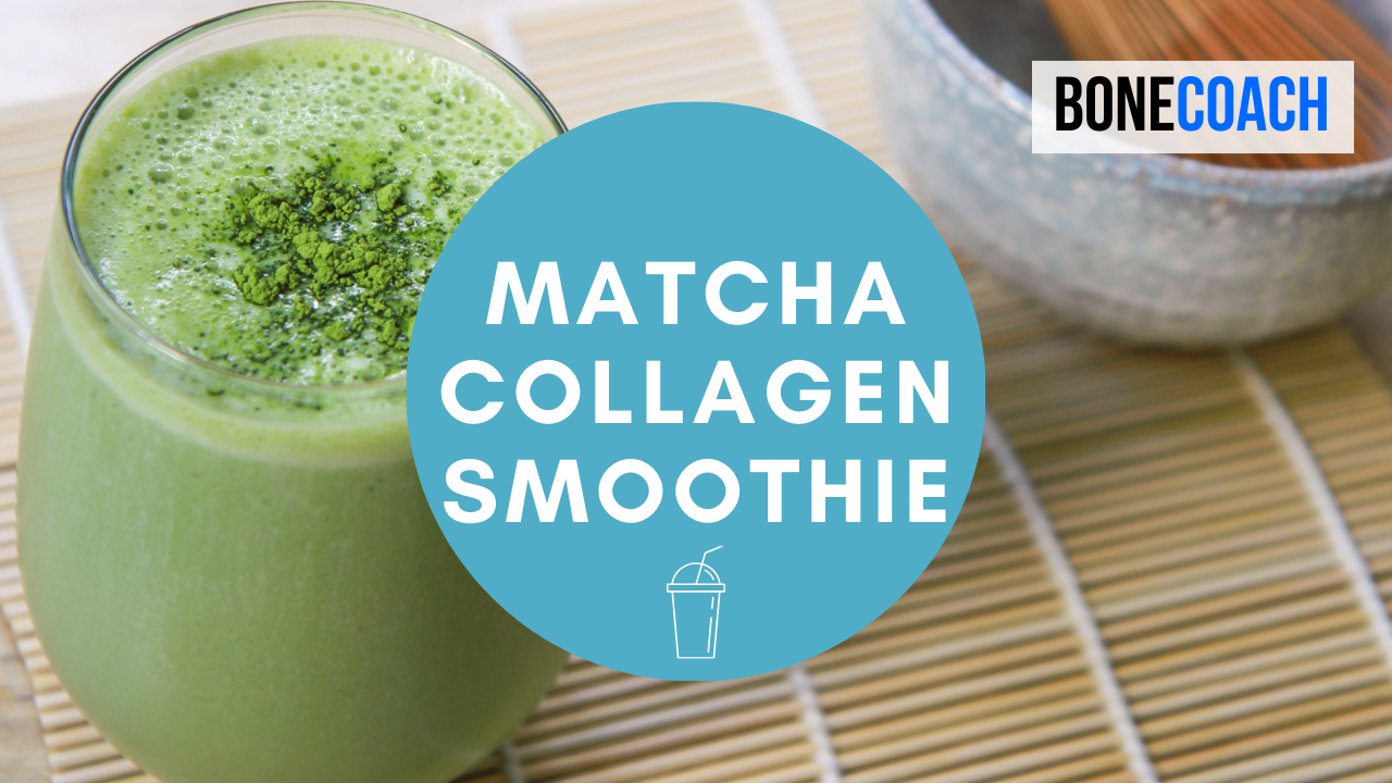 Matcha Collagen Smoothie | Gluten-Free, Dairy-Free | BoneCoach™ Recipe ...