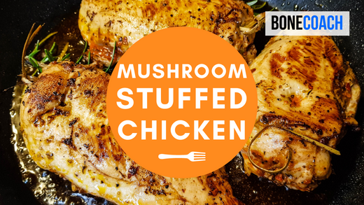 Mushroom Stuffed Chicken | Gluten-Free, Dairy-Free | BoneCoach™ Recipe ...